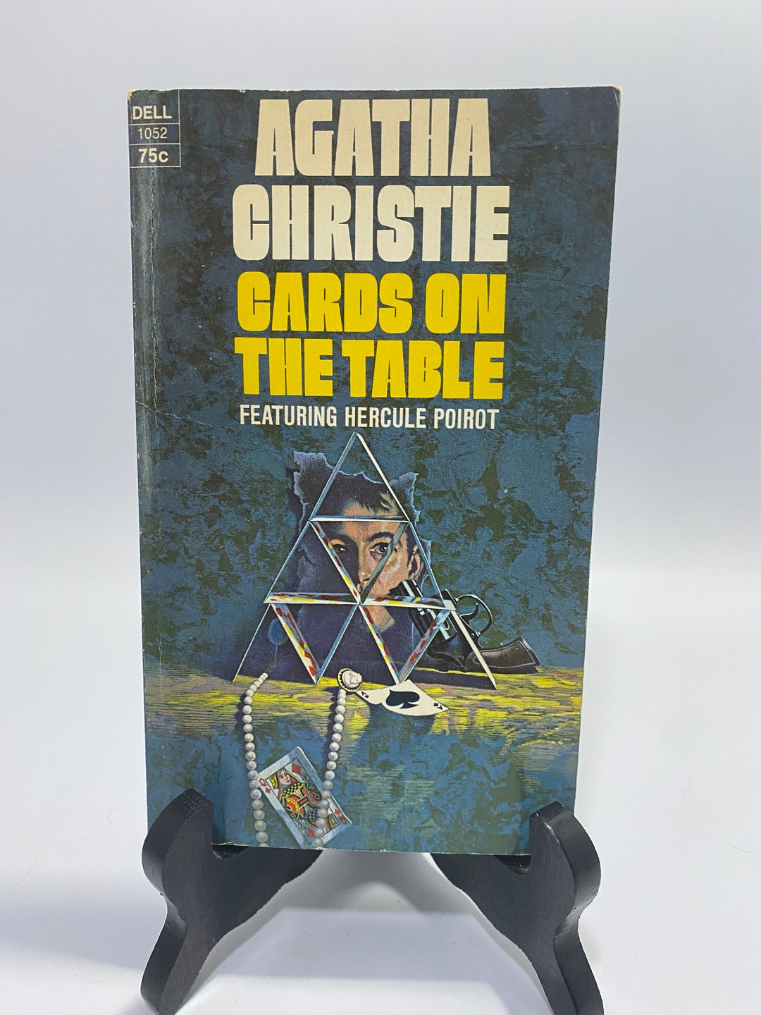 Vintage Hercule Poirot 'cards on the Table' by Agatha Christie ...