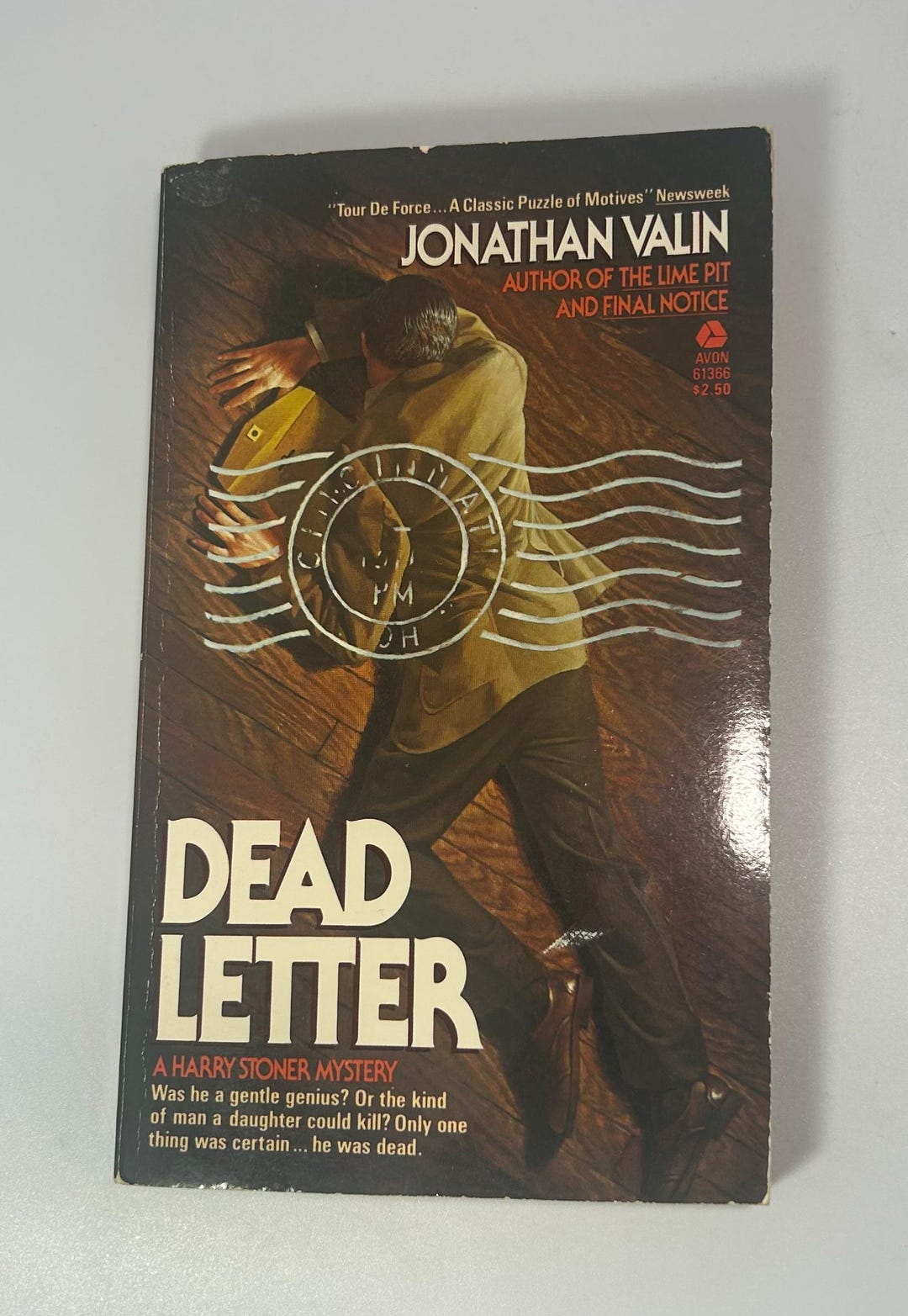 Vintage 'dead Letter' by Jonathan Valin Paperback Book 1982 Avon - Etsy