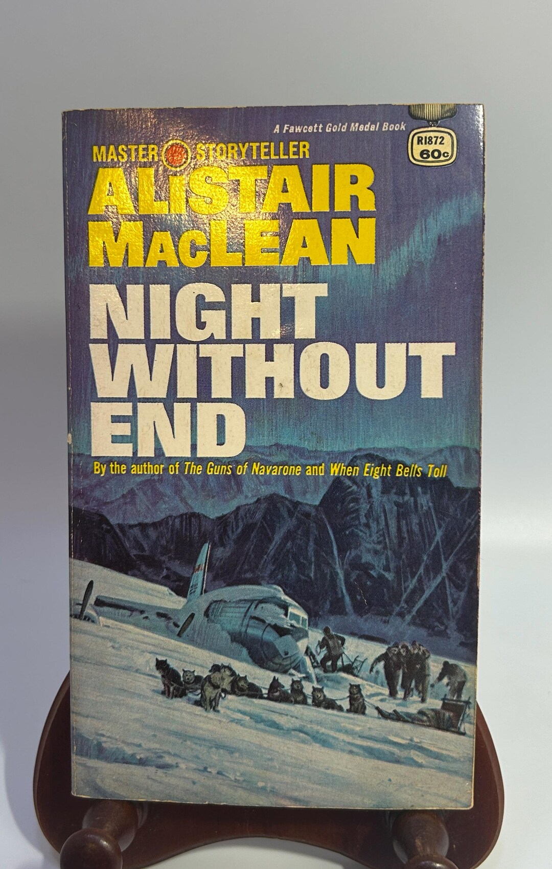 Vintage 'night Without End' Allistair Maclean Paperback Book/novel 1960 ...