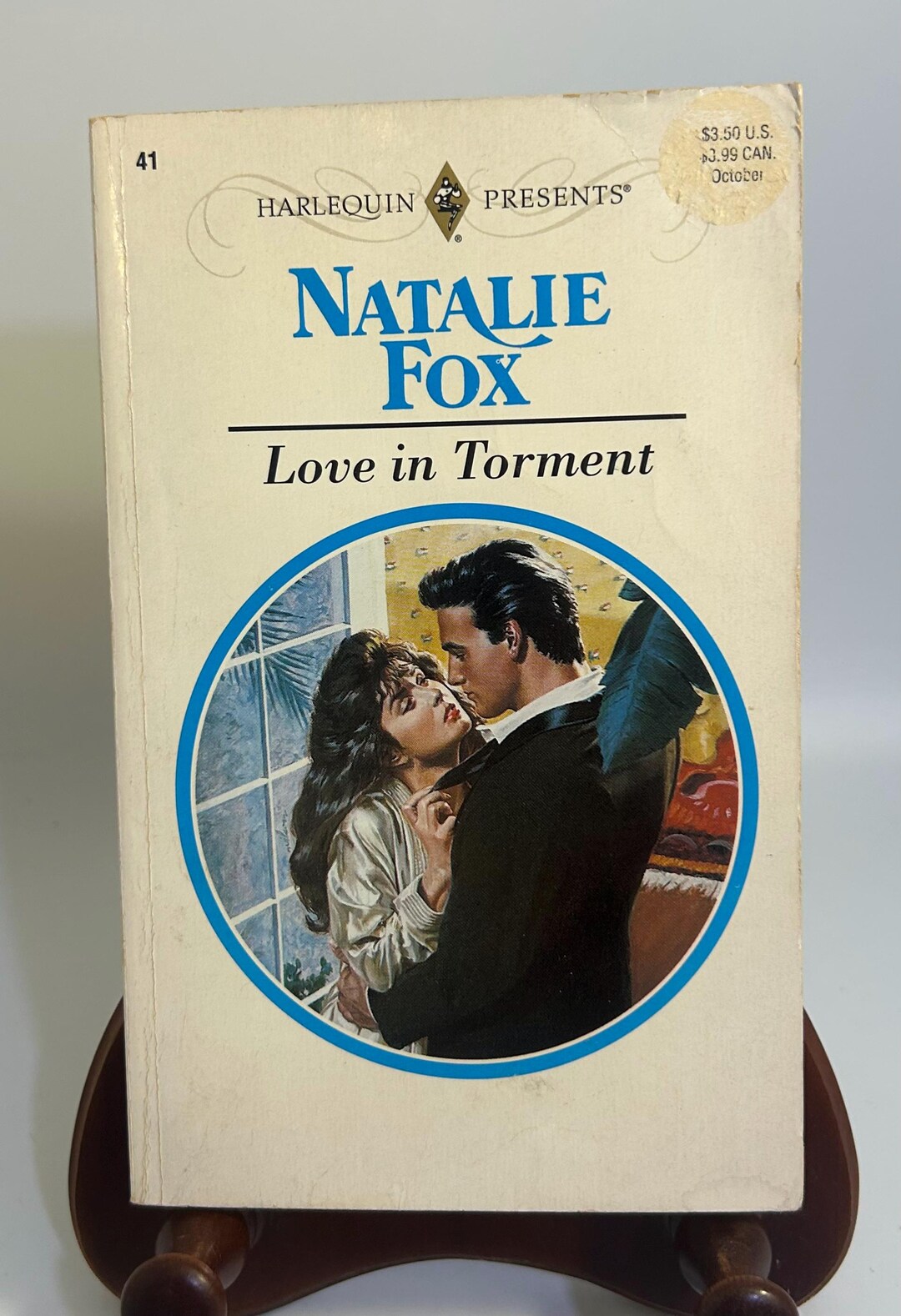 Vintage 'love in Torment' by Natalie Fox 1996 Paperback Harlequin ...