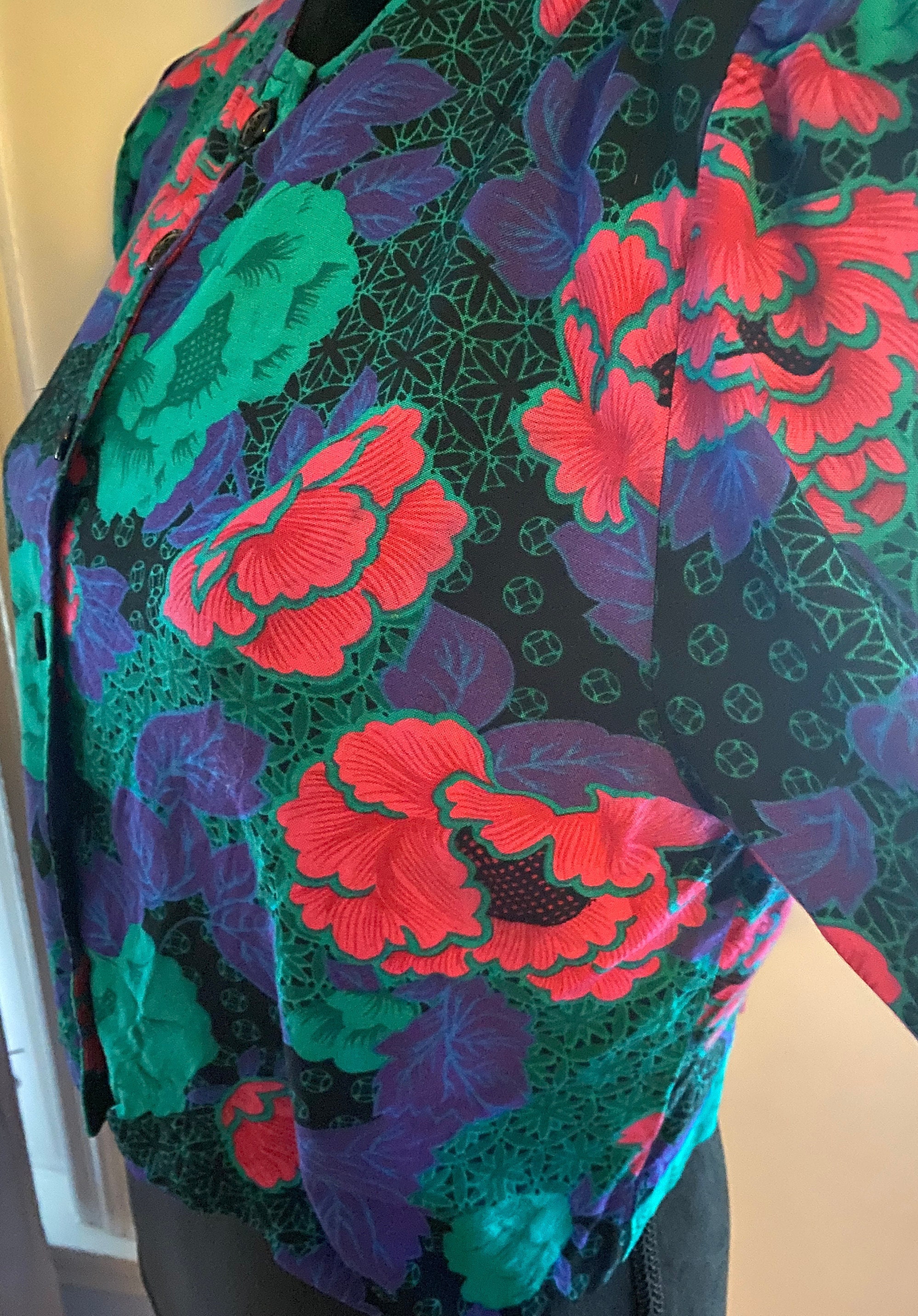 Vintage Jessica Howard by Mitchell Rodbell Button Front Long - Etsy