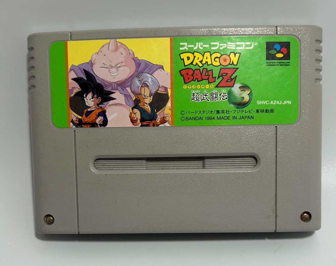 Vintage Nintendo Super Famicom Bandai 'dragon Ball Z: Super Butouden 3 ...