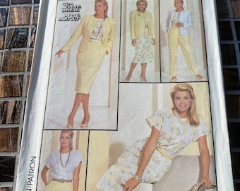 VINTAGE Simplicity Pattern 7880 Misses' Blouse, Skirt, Pants and Semi ...