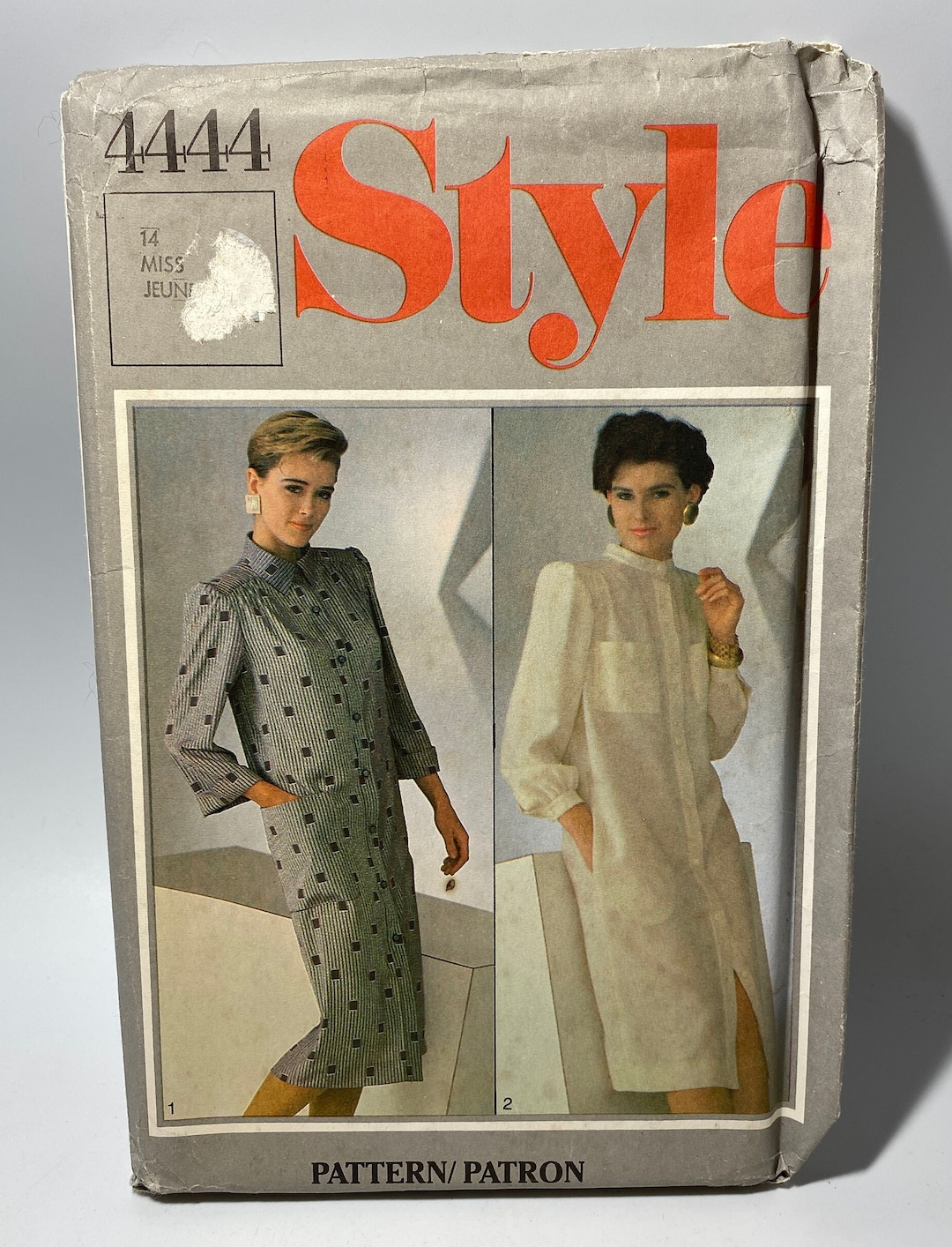 Vintage Style Sewing Pattern 4444 Misses Dress 1985 - Etsy