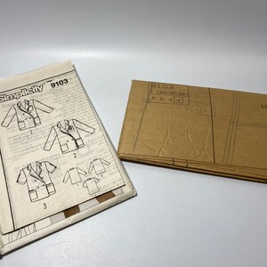 Vintage Simplicity Sewing Pattern 9103 Size Y (18-20-22) Misses Unlined ...