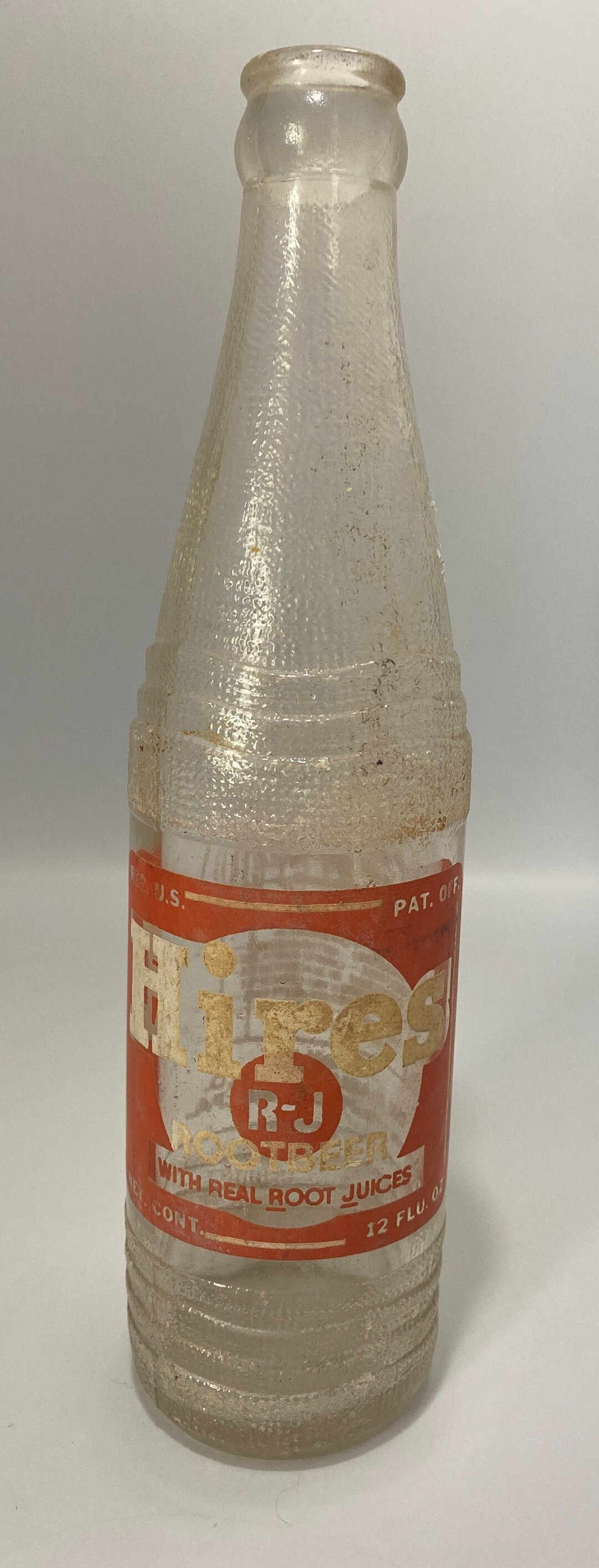 Vintage Hires Root Beer Glass Bottle 12 Oz 950 H Etsy