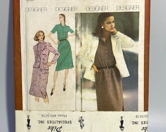 Simplicity Misses' Dress and Lined Jacket Pattern 5486 - Etsy