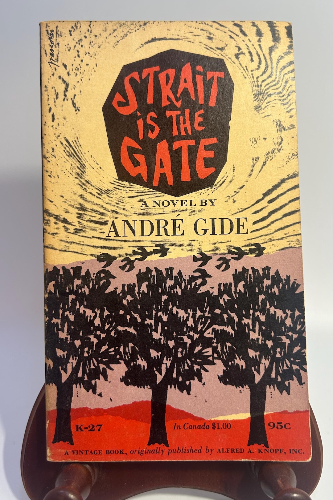 Vintage 'strait is the Gate' by Andre Gide Paperback Book 1956 Vintage ...