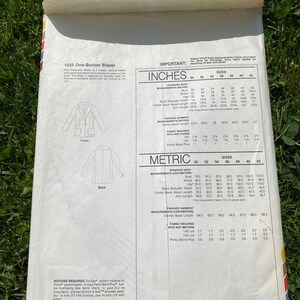 Vintage Stretch & Sew Sewing Pattern 1035 Bust Size 30-42 Misses One ...