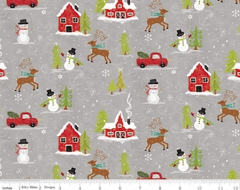 Snowed in Fabric From Riley Blake Fabric Holiday Christmas - Etsy