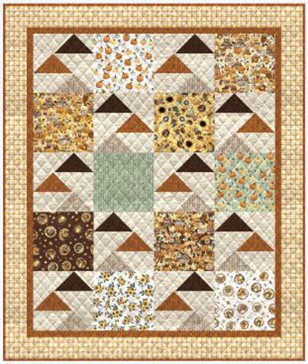 PDF, FLYING HIGH Quilt, 62'' X 74'', Tutoriel - Happy Falliday of ...