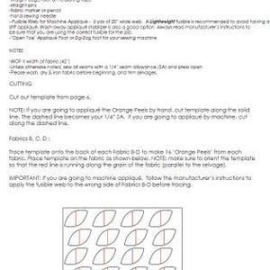 PDF, ORANGE PEEL Quilt, 63'' X 64'', Tutoriel - Quilting Bees De ...