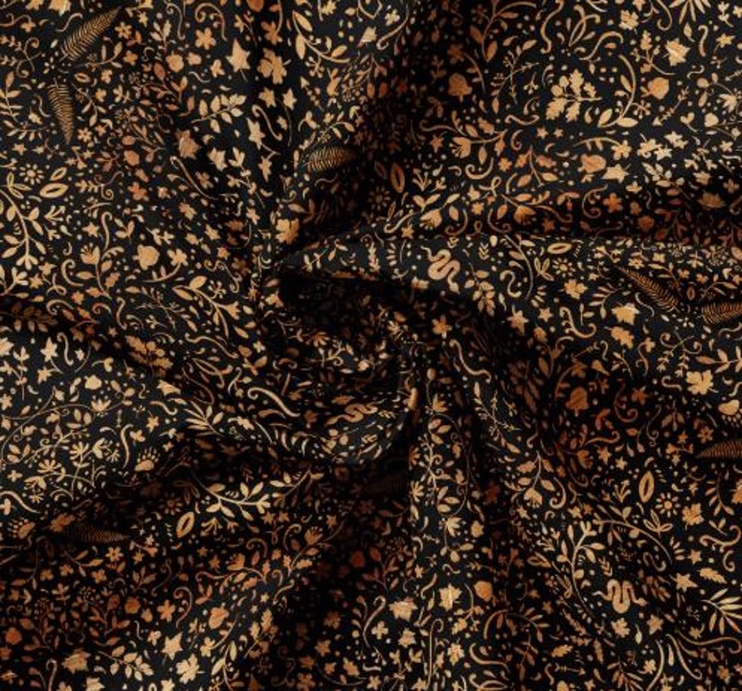 Fabric Cotton, WOOD STENCIL CARVINGS, Black, 49240104, 01, Quilt ...
