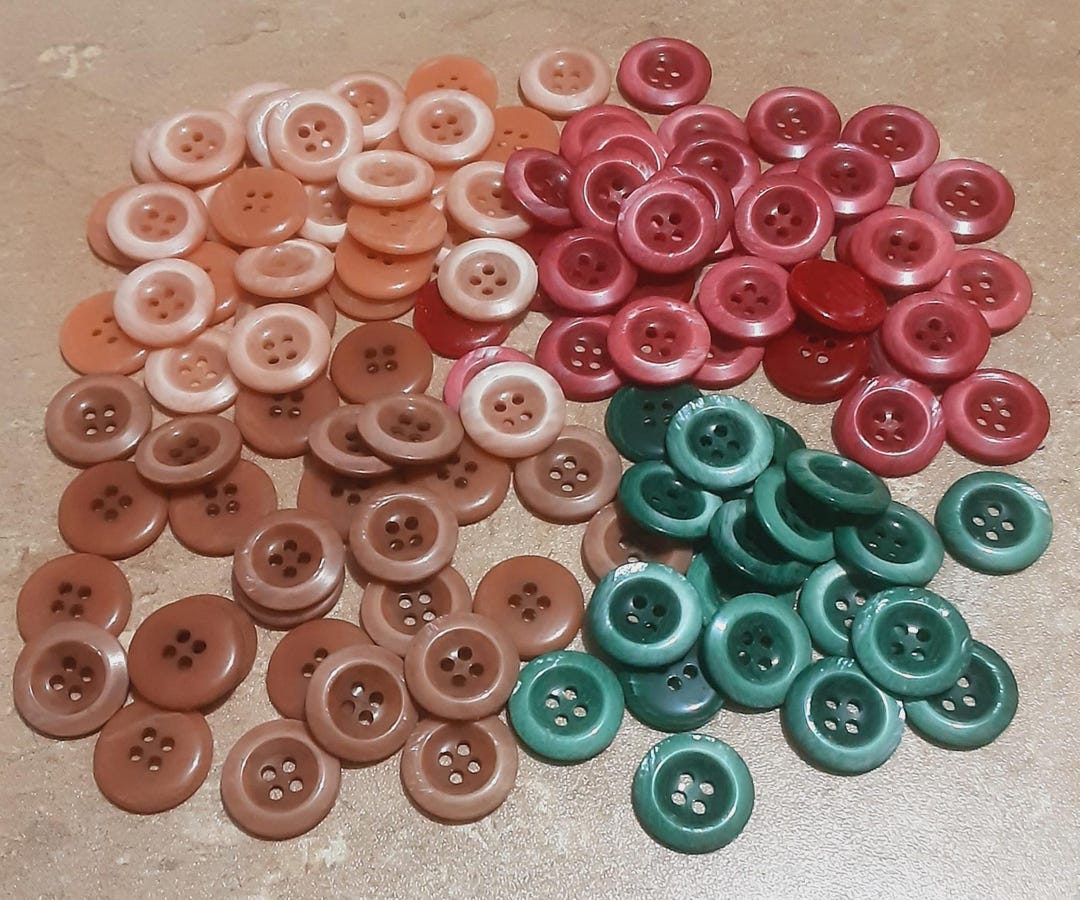 100 Buttons, 19mm, SHADE, Button 4 Holes - Etsy