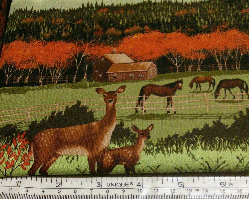 QUILT FABRIC Deer, 100% Cotton - Timeless Treasures - Etsy