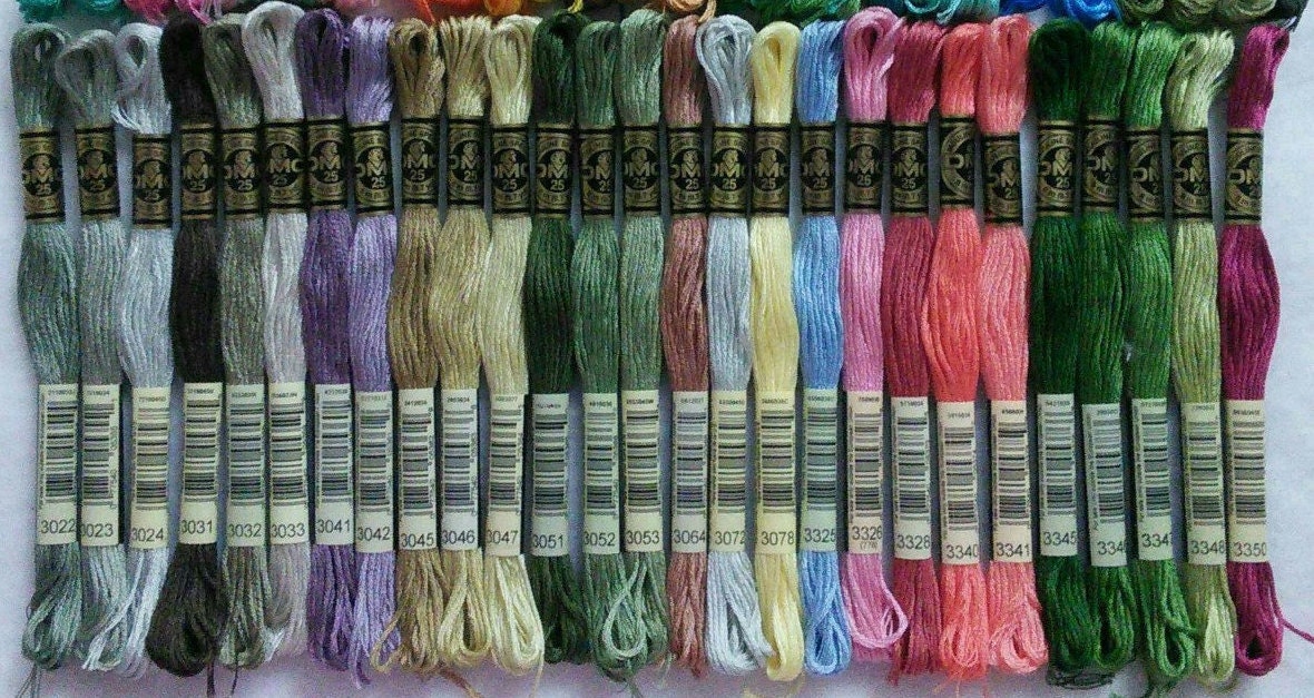 DMC, 958-3350, Embroidery, thread, DMC, Mouliné 25, art 117 No. 25, 8 ...