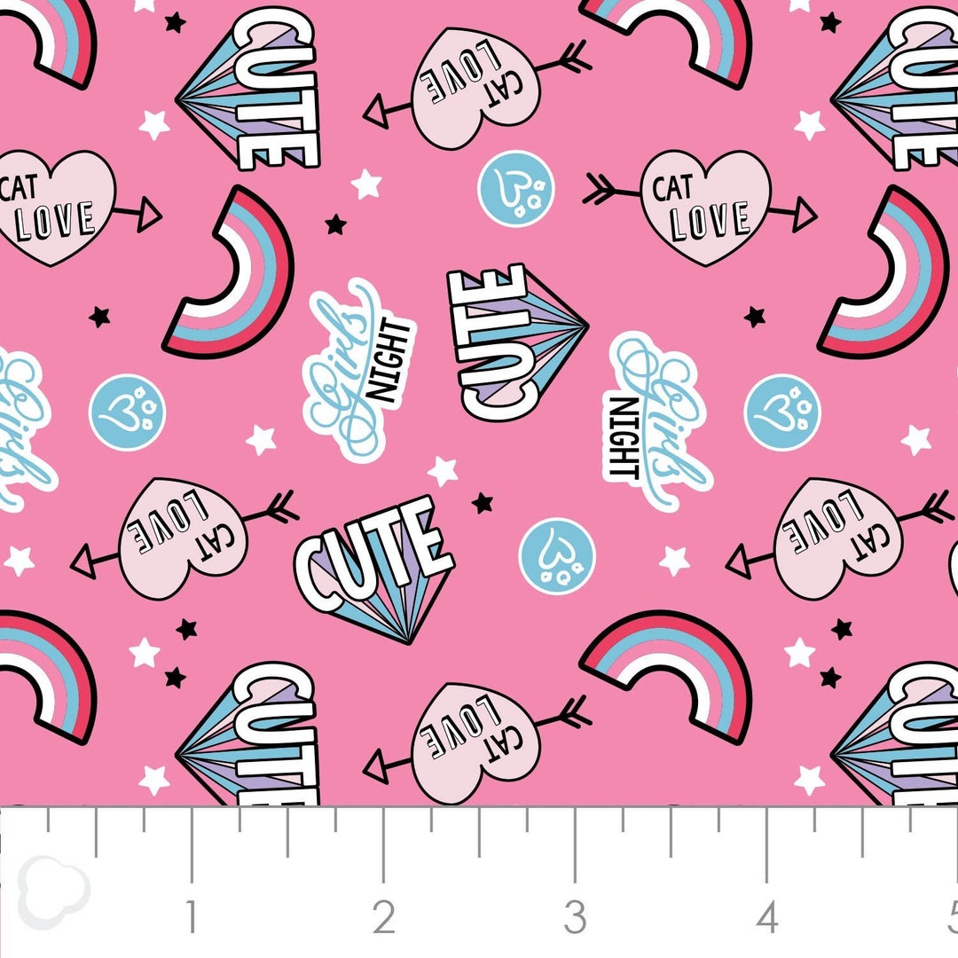CAMELOT FABRICS, Cat Love, 100% Cotton, Cotton Quilt, Cotton Designer ...