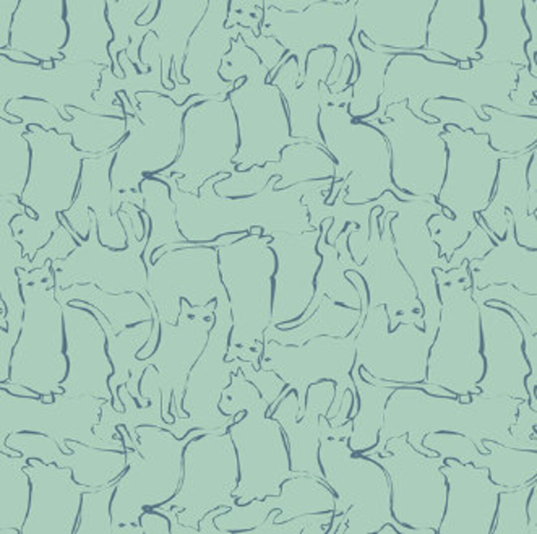 QUILT FABRIC CATS 100% Coton 82494 D'art Gallery - Etsy