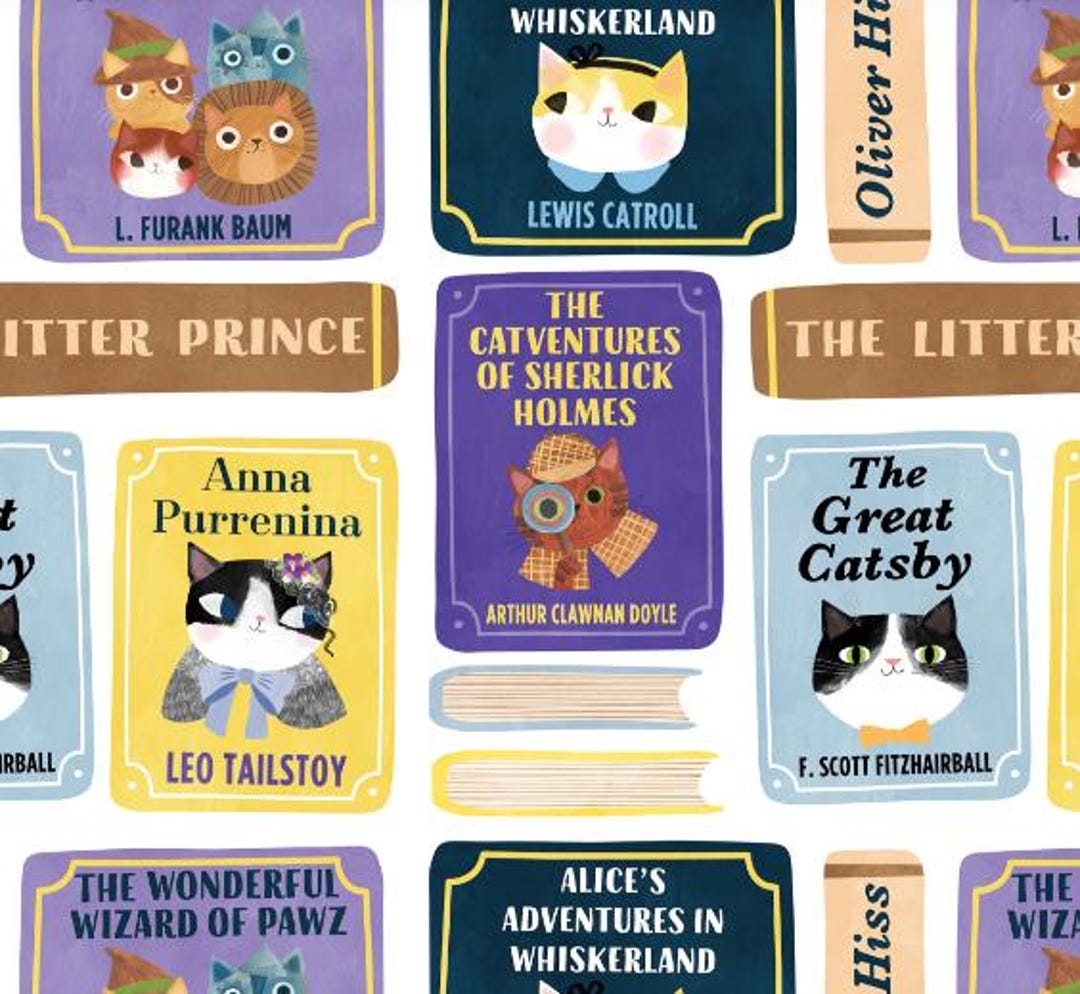 Fabric Cotton, CATS, 21170101, 01, Quilt Fabrics, 100% Cotton, Quilt ...