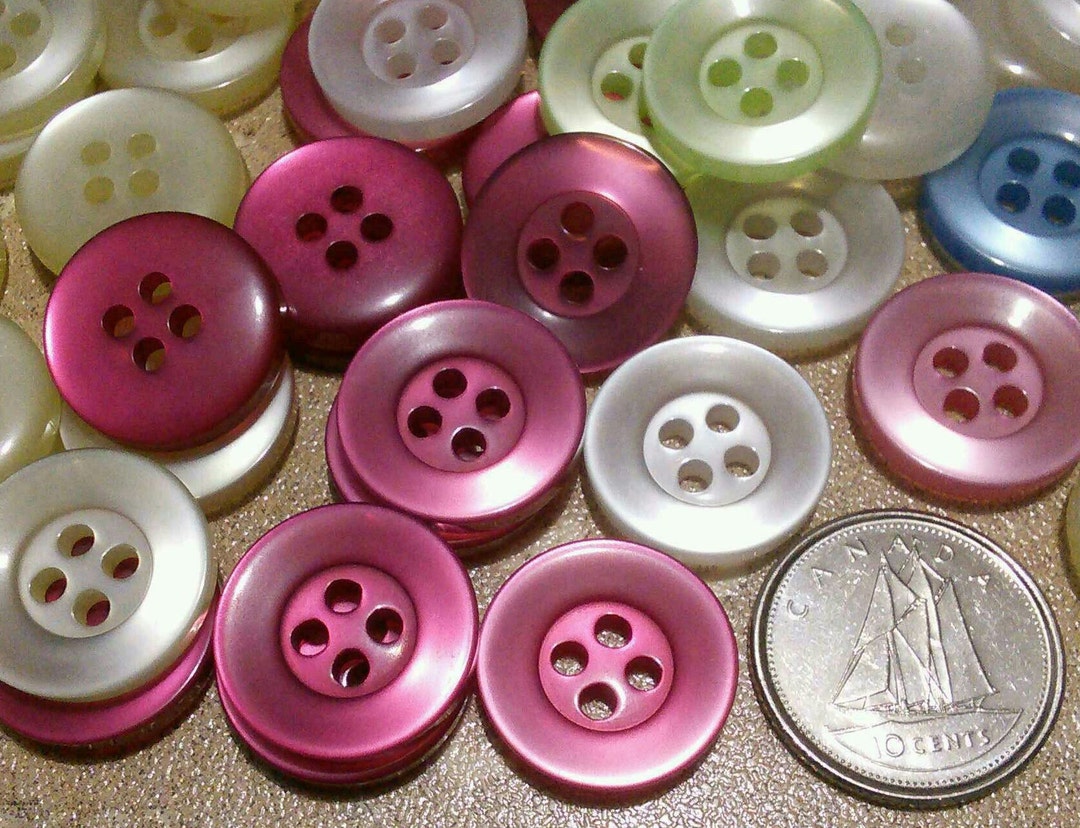 15mm, 12-72 Buttons, TRANSPARENT, BTN 39 - Etsy
