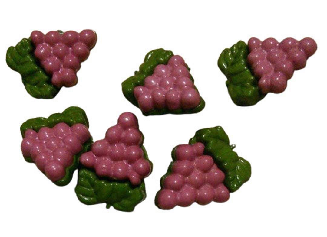 18mm, 6-30 Buttons Rausin, Bunch of Grapes, Vintage, 1980s, GR04 - Etsy