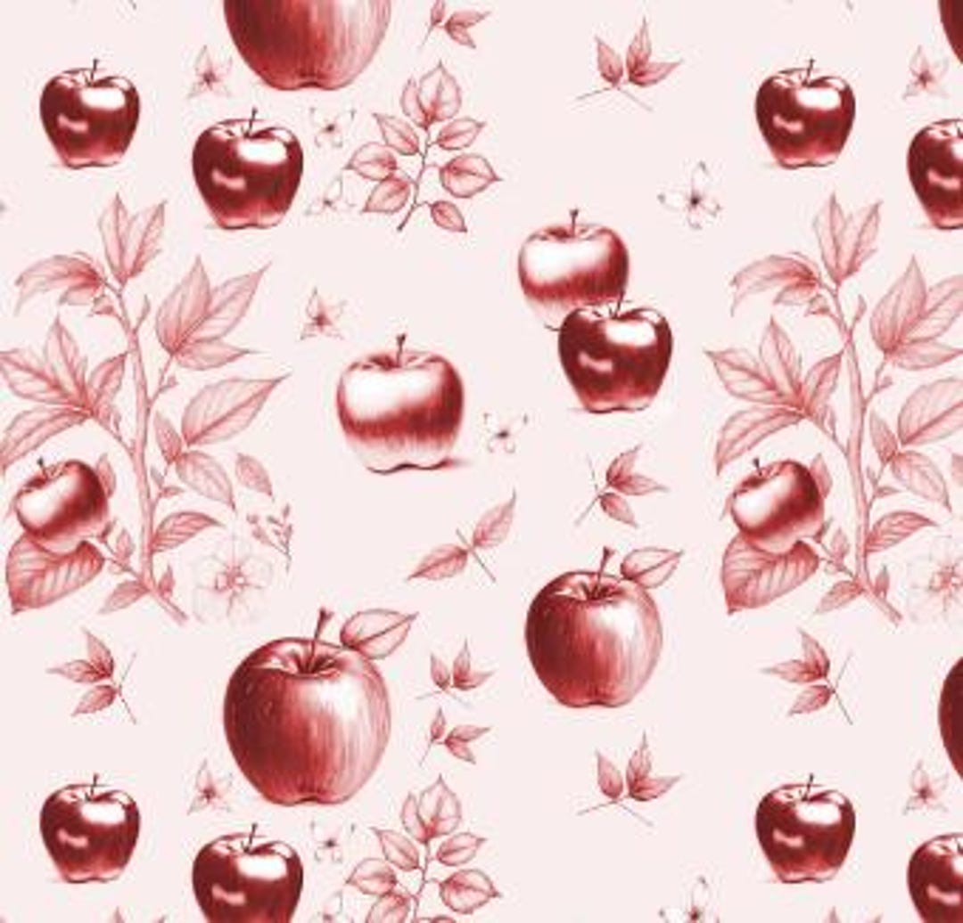 Fabric Cotton, Apples, 21231106-02, QUILT FABRICS, 100% Cotton, Quilt ...