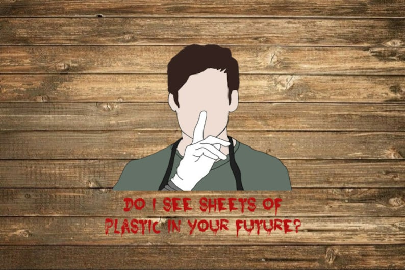 Dexter Morgan Funny Quote Sheets of Plastic Showtime TV Show Dexter ...