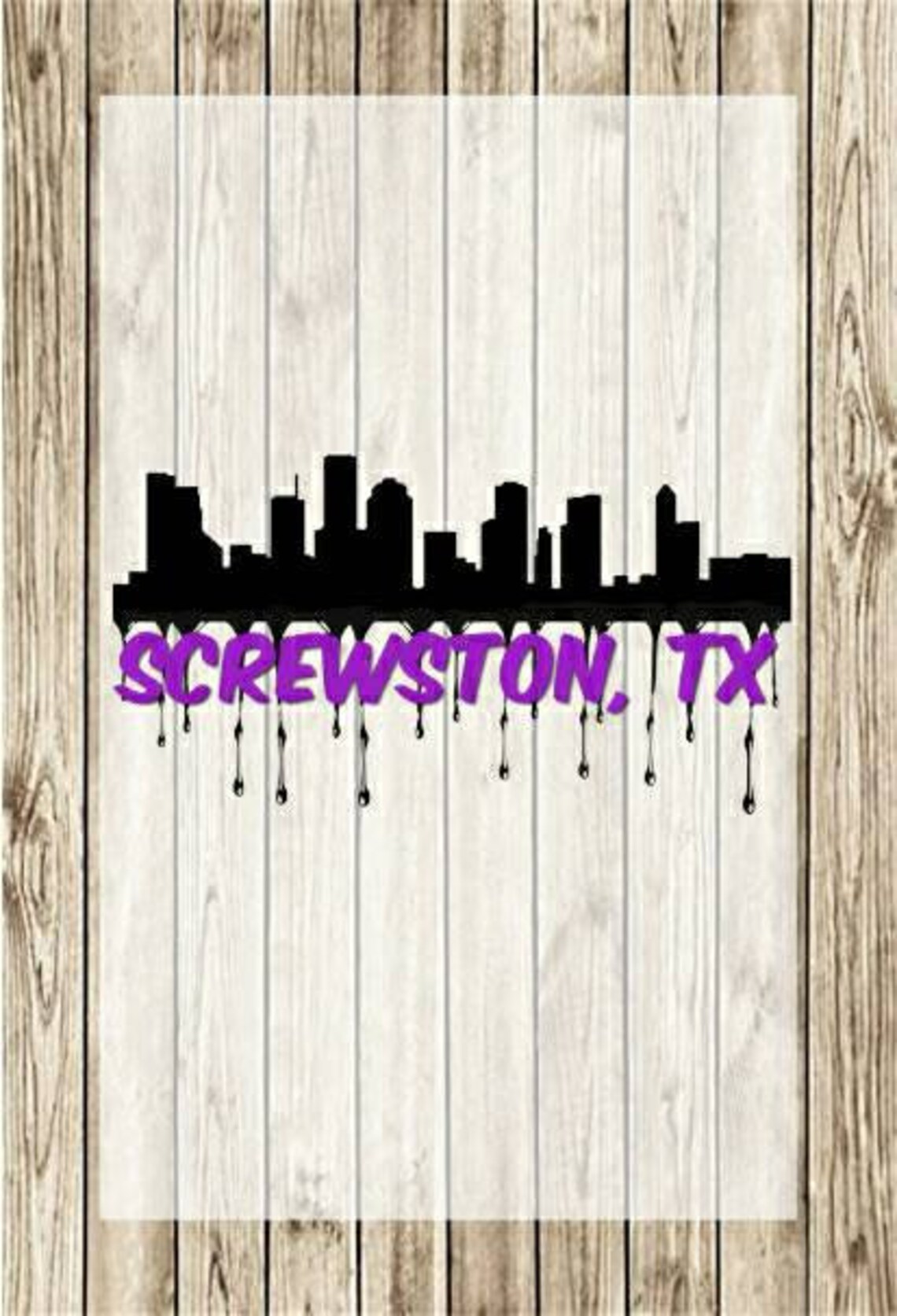 Screwston Texas Houston Tx DJ Screw Screwed up Drip Lean Purple Drink ...