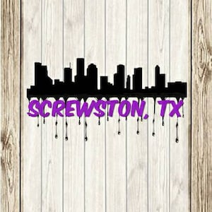 Screwston Texas Houston Tx DJ Screw Screwed up Drip Lean Purple Drink ...