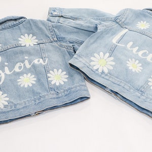 Name Jacket, Embroidered Denim Jacket, Custom Denim Jacket ...