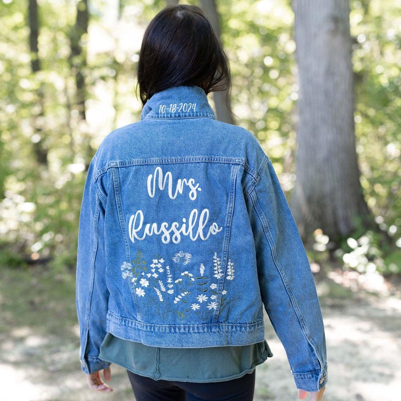 Embroidered Jacket - Etsy