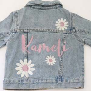 Personalized Jean Jacket, Embroidered Jean Jacket, Custom Denim Jacket ...