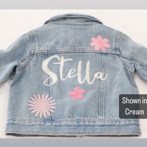 Name Jacket, Embroidered Denim Jacket, Custom Denim Jacket ...