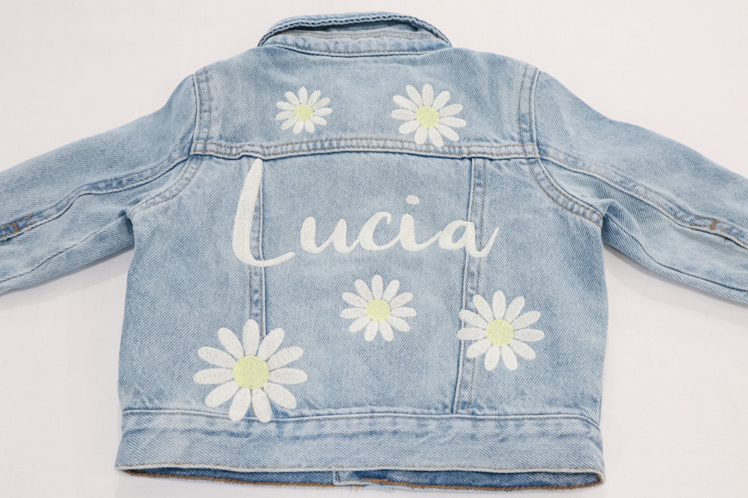 Name Jacket, Embroidered Denim Jacket, Custom Denim Jacket ...