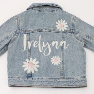 Name Jacket, Embroidered Denim Jacket, Custom Denim Jacket ...
