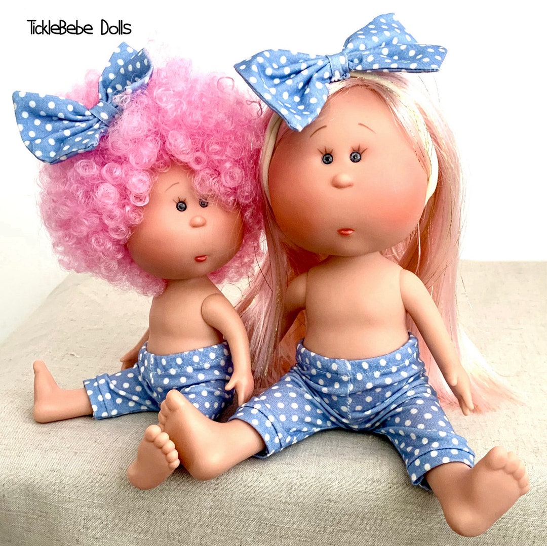 Doll Clothes 12” Mia And 9” Mini Mia Leggings Pants Only White