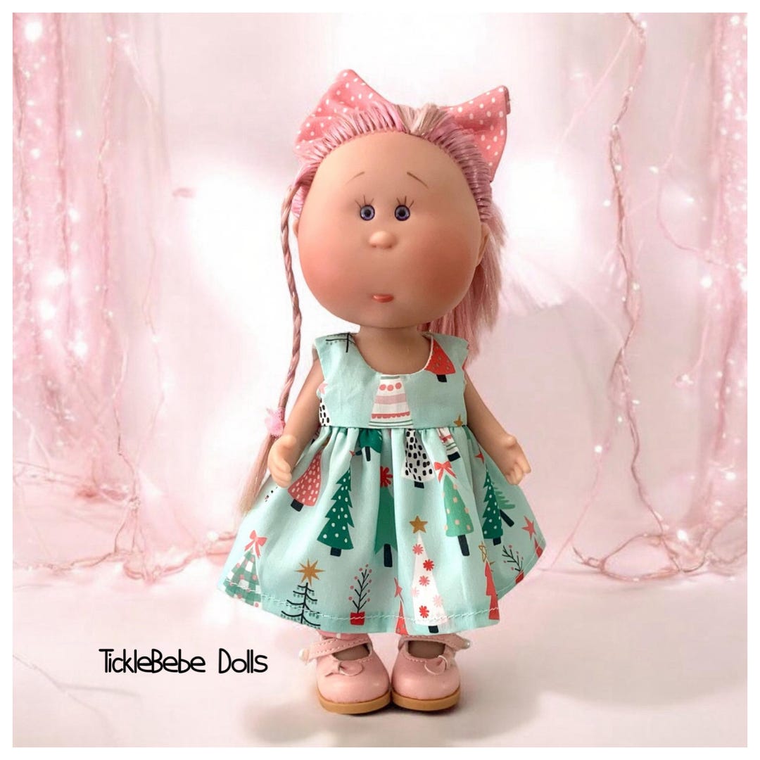 Doll Clothes - 9” Mini Mia - Christmas - Fancy Dress Only - Christmas ...