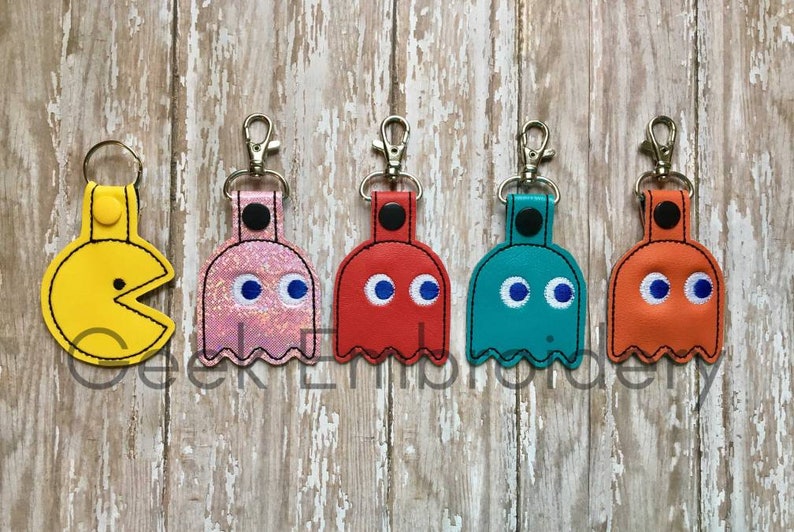 Retro Arcade Game Key Fob Zipper Pull Luggage Tag Key - Etsy