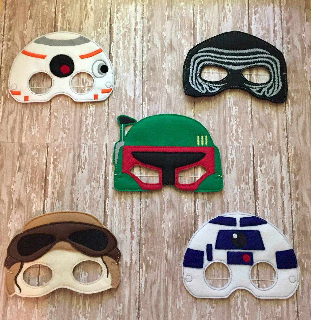 Characters Face Masks Great for Birthday Parties , Halloween Costumes ...