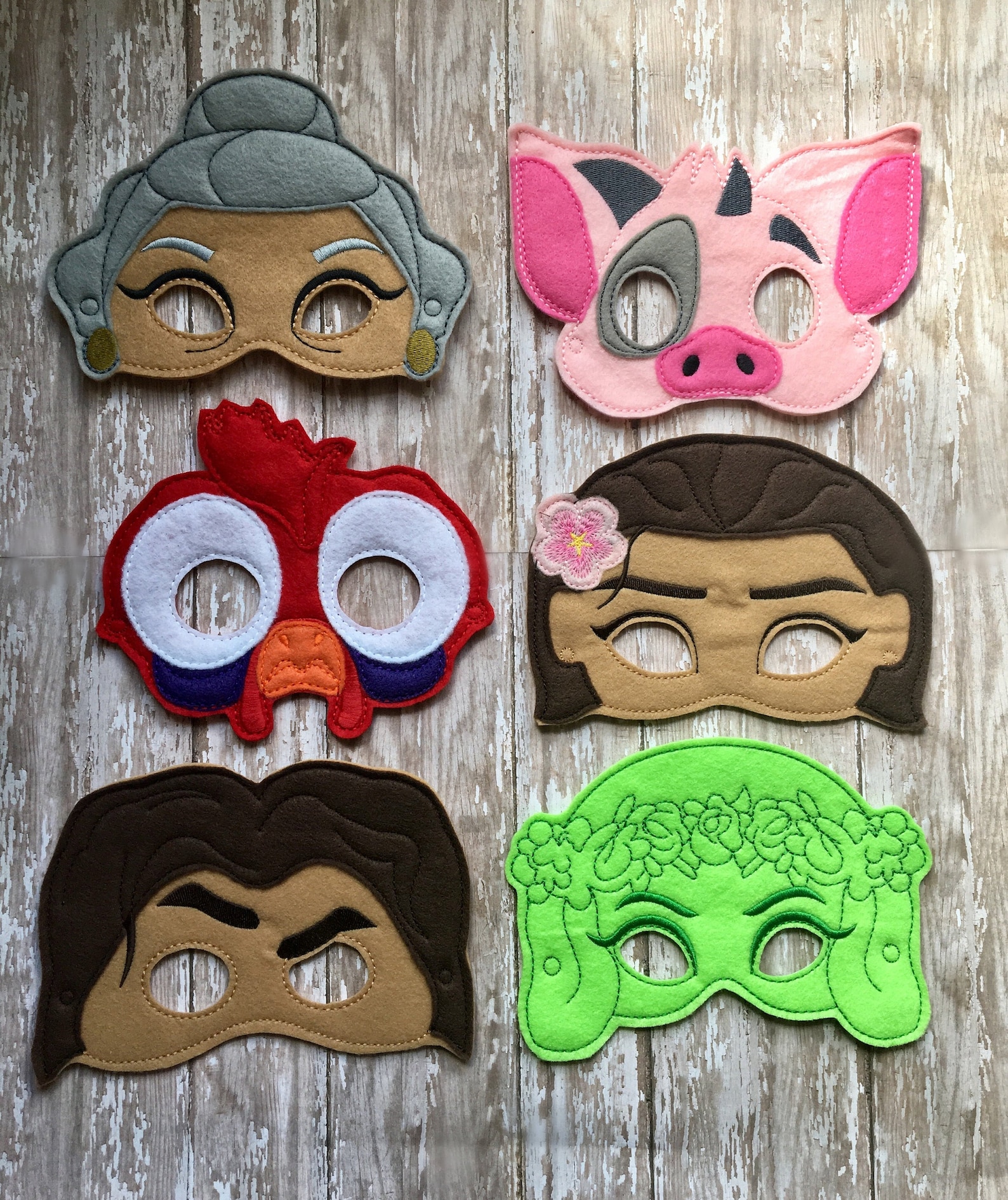 Character Face Mask Great for Birthday Parties Dress Up - Etsy