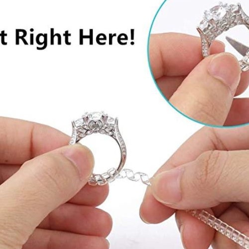 4PC Invisible Ring Size Adjuster Reducer for Loose Rings Fit | Etsy