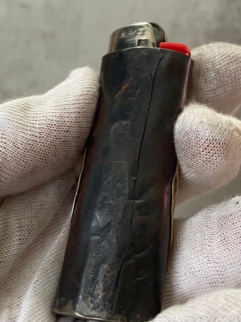 Peace Sign Lighter Case Retro Lighter Look Vintage Cigarette Lighter ...