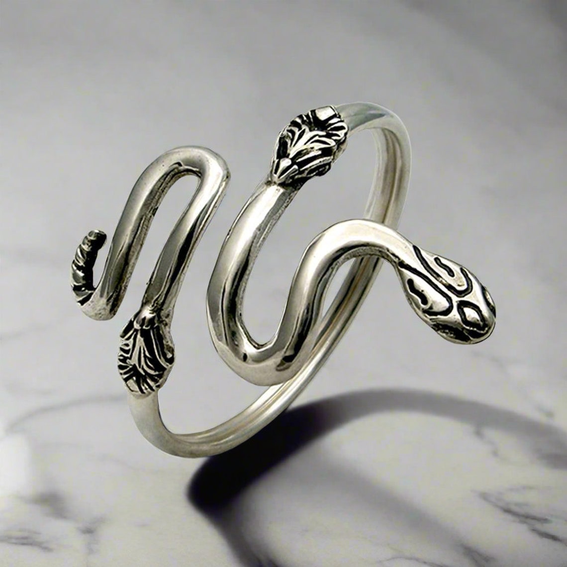 Coiled Snake Bangle, Minoan Bangle, Sterling Silver Bangle, Greek ...
