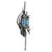 Greek Traditional Flower Brooch in Sterling Silver With Zircon (K-26 ...