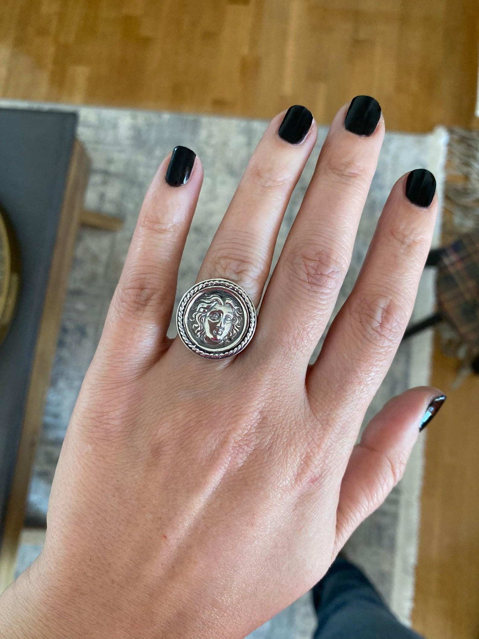 Helios Ancient Sun God and Rose Ring, Ancient Coinage of Rhodes, Art ...