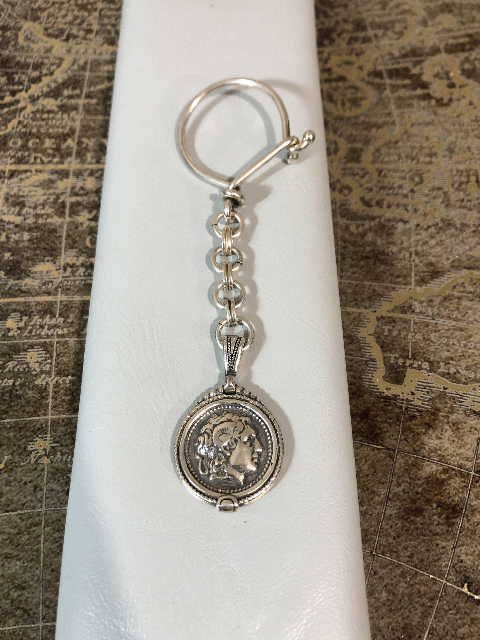 Alexander the Great Keychain in Sterling Silver (MP-31) - Etsy