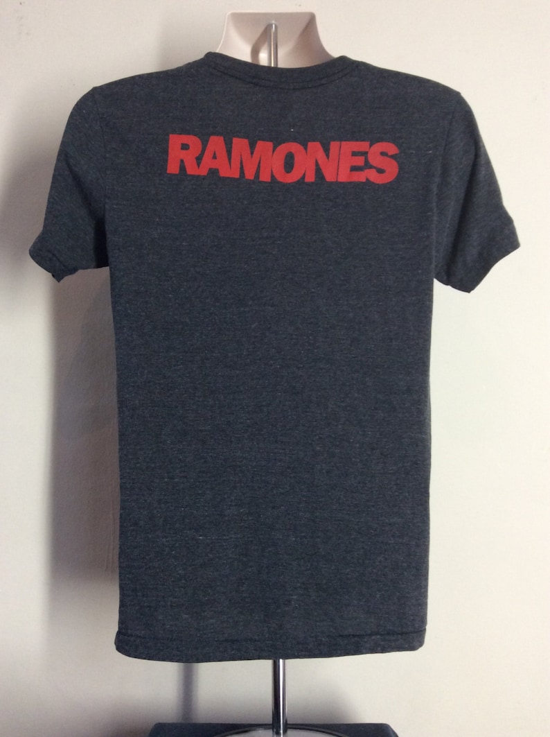 Vtg 80s The Ramones Gabba Gabba Hey T Shirt Gray M Punk Rock Etsy