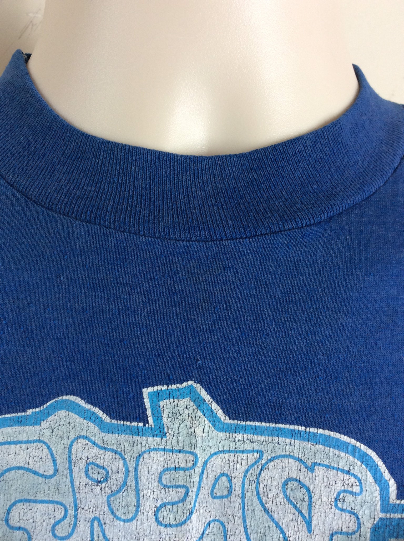 Vtg 70s Grease Iron on T-shirt Blue S/M Movie John Travolta | Etsy