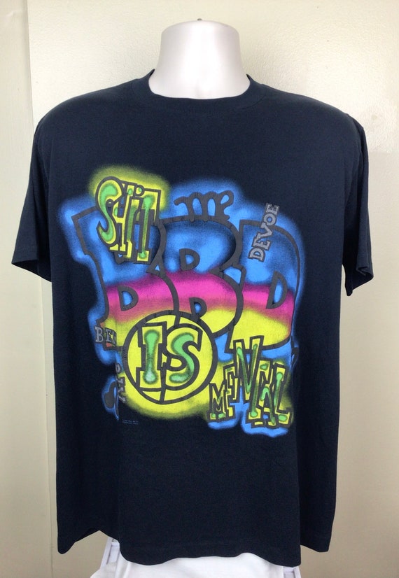Vtg 1990 Bell Biv Devoe BBD Concert T-Shirt Black L 9… - Gem