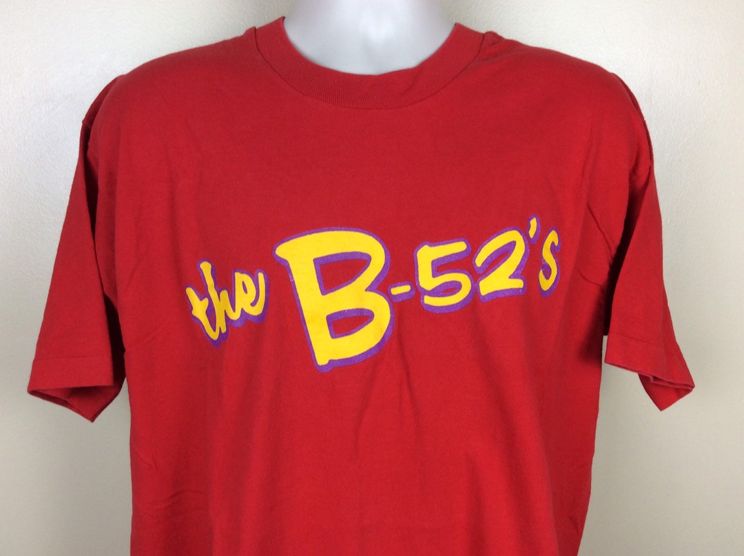 Vtg Early 90s the B-52’s T-shirt Red XL B52s Alternative Indie Rock Band - Etsy